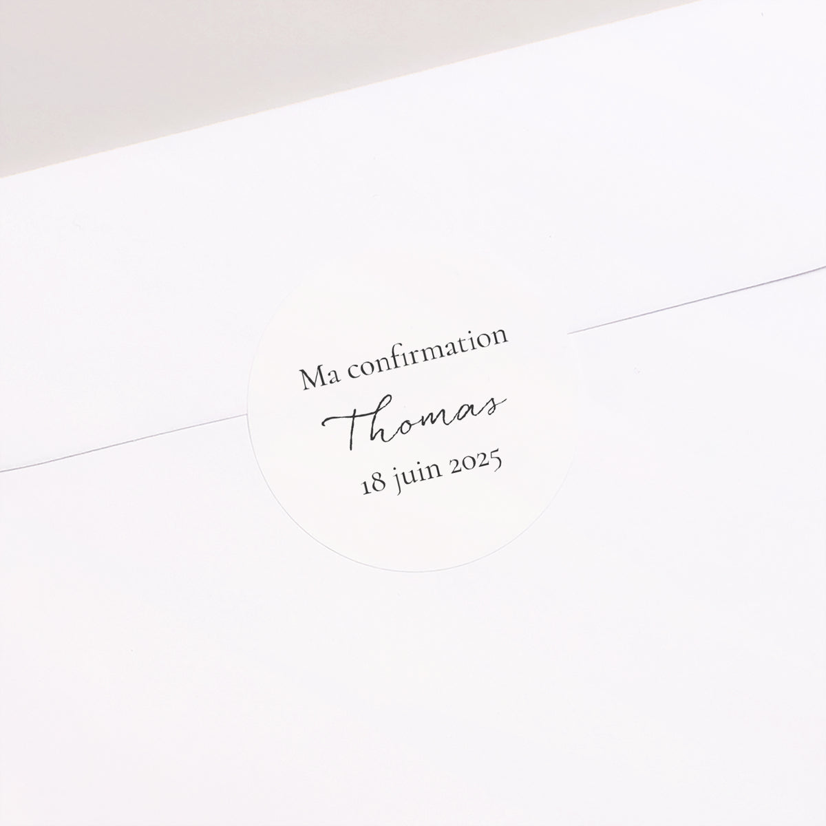 Sticker Confirmation Rond Colombe et son rameau – Maison June
