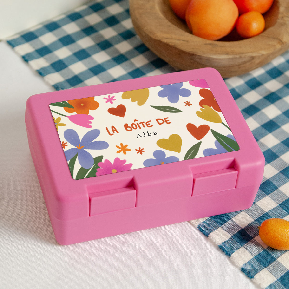 Boite gouter Objets Rose Maman d'Amour II – Maison June