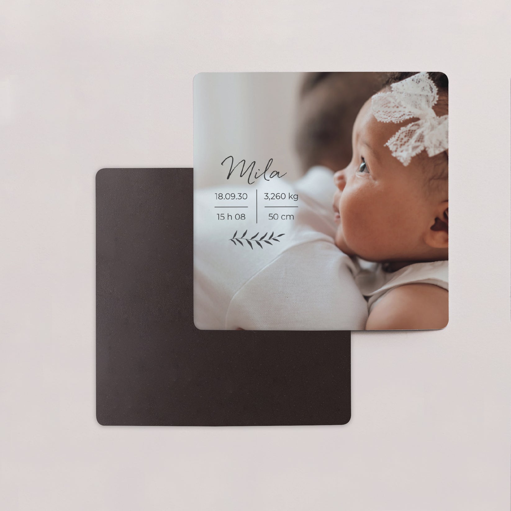 Faire part Naissance Lot de 9, magnétique Croque-moi de bisous – Maison ...
