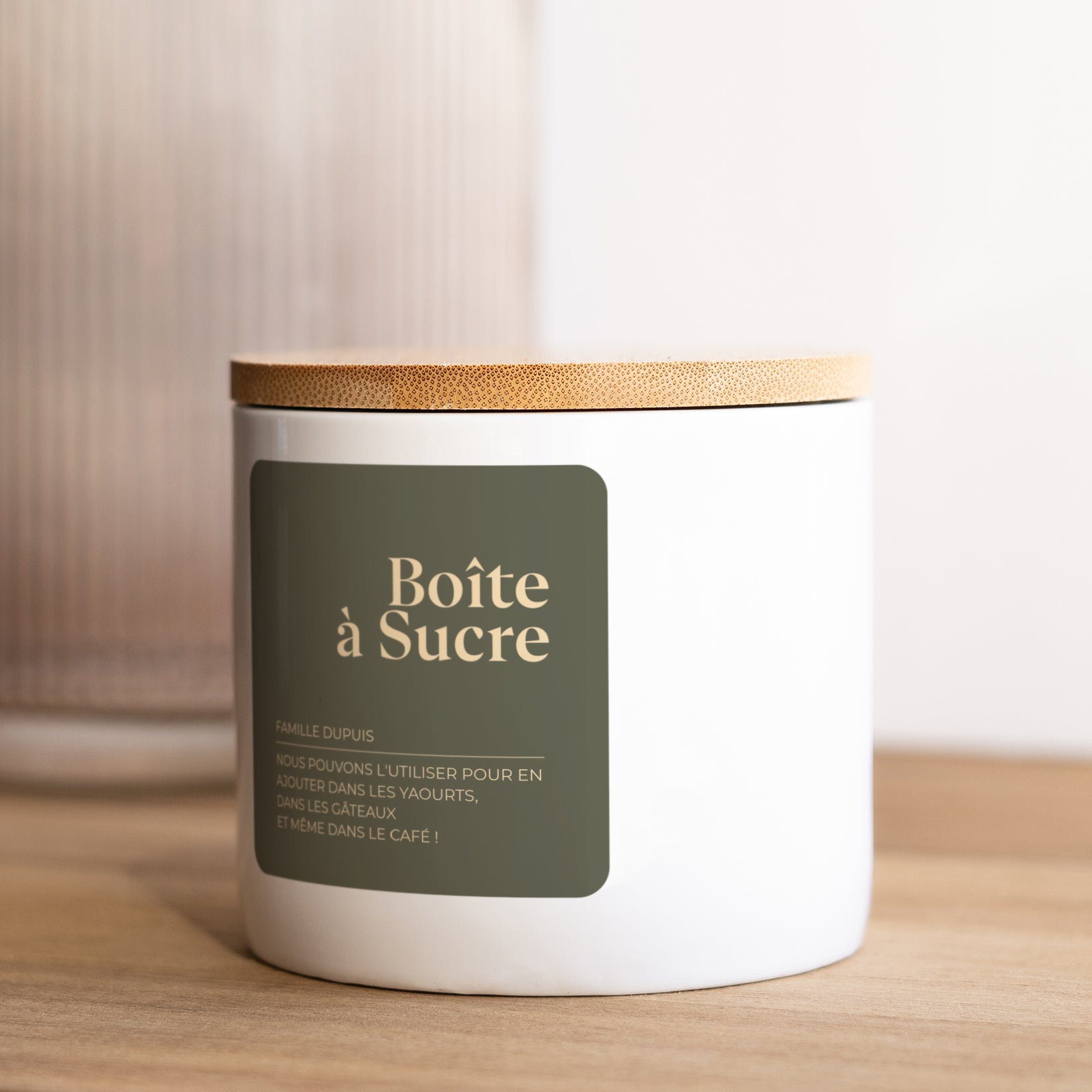 Pot en céramique Objets 48 cl La boîte à sucre – Maison June
