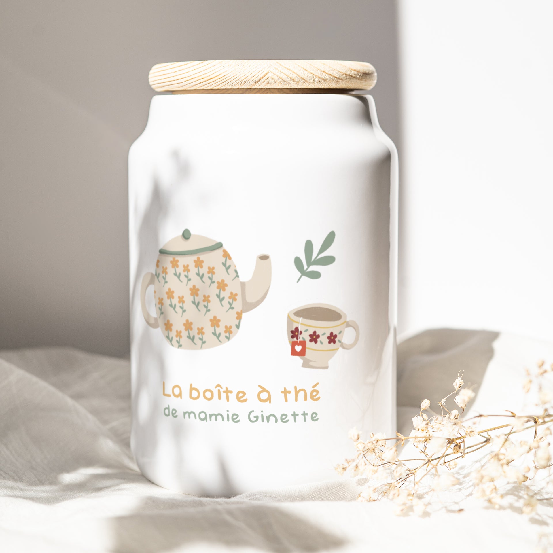Pot en céramique Objets 65 cl Boîte à Thé – Maison June