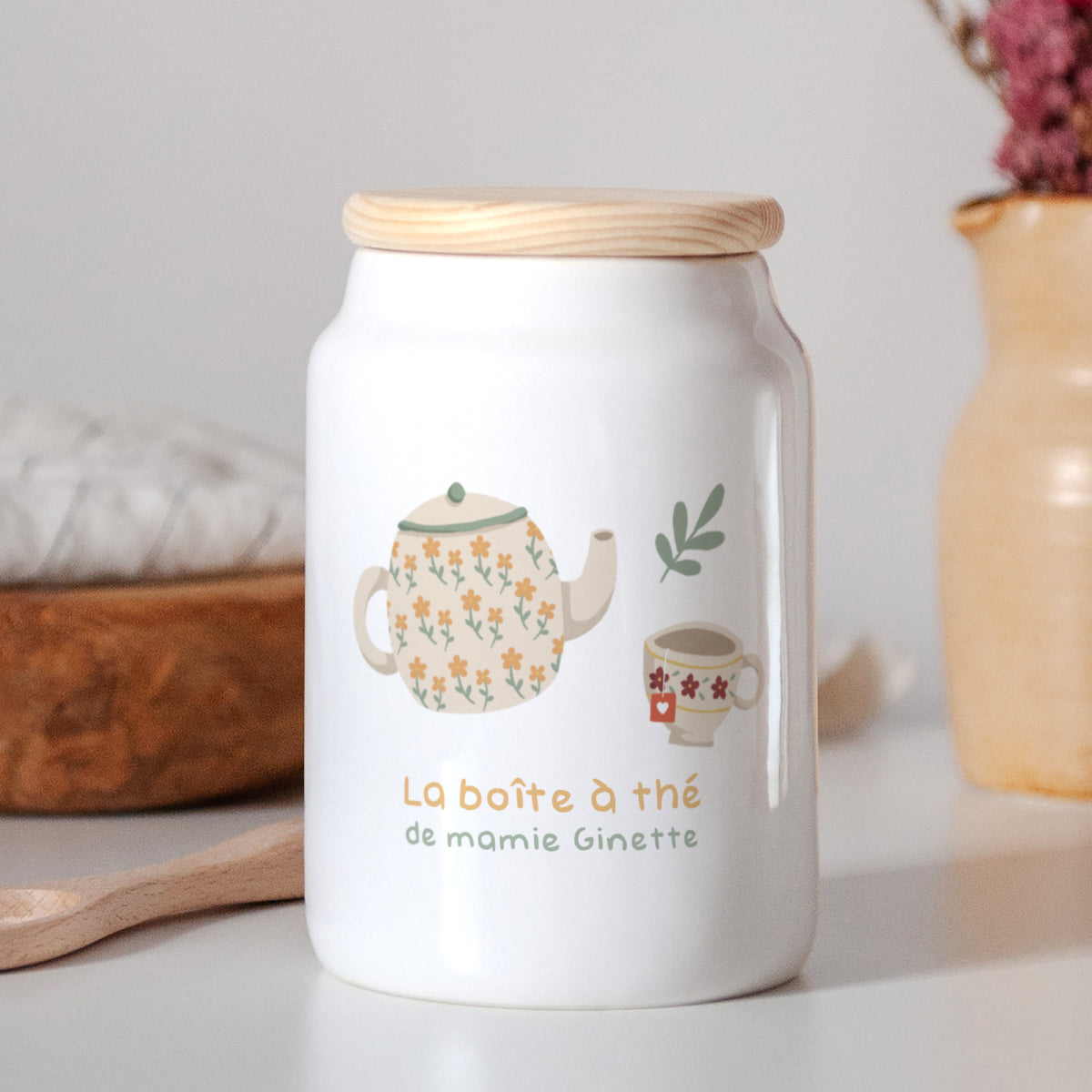 Pot en céramique Objets 65 cl Boîte à Thé – Maison June