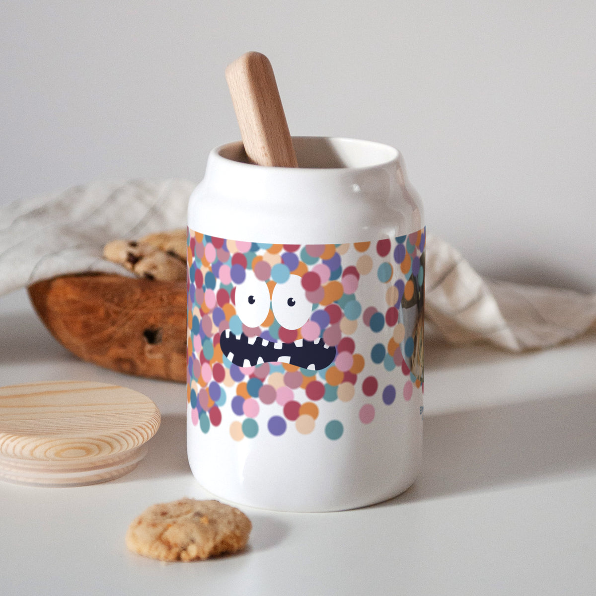 Pot en céramique Objets 65 cl Monstre pompon – Maison June
